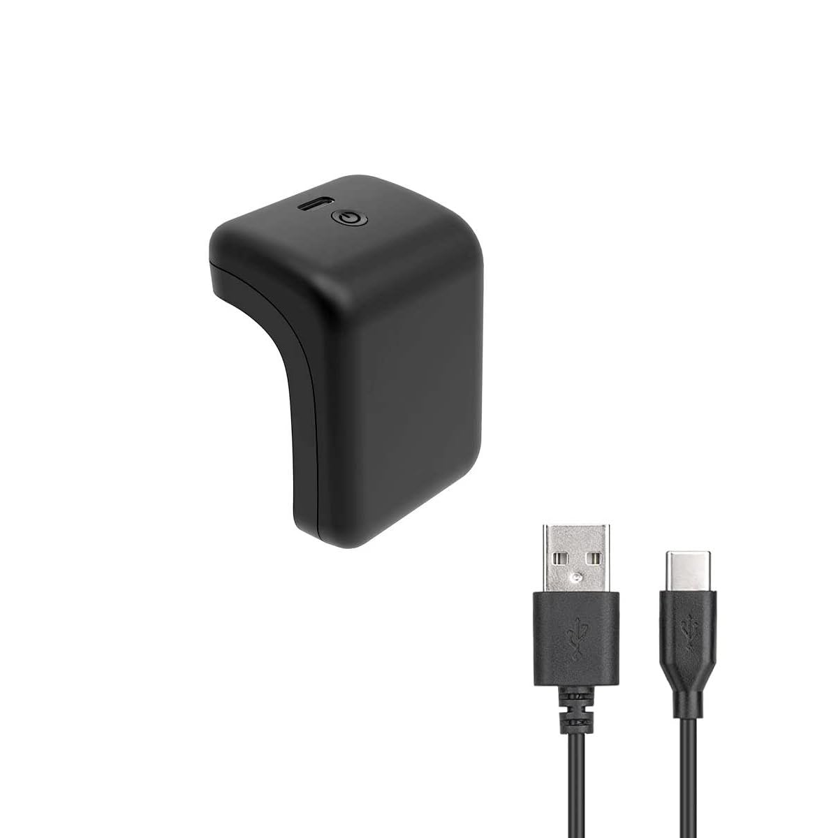 Rii Rechargeable Battery Pack 2000mAh with LED Indicator Play and Charge Kit with USB Type-C Charging Cable for PlayStation 5 PS5 DualSense Controller Black