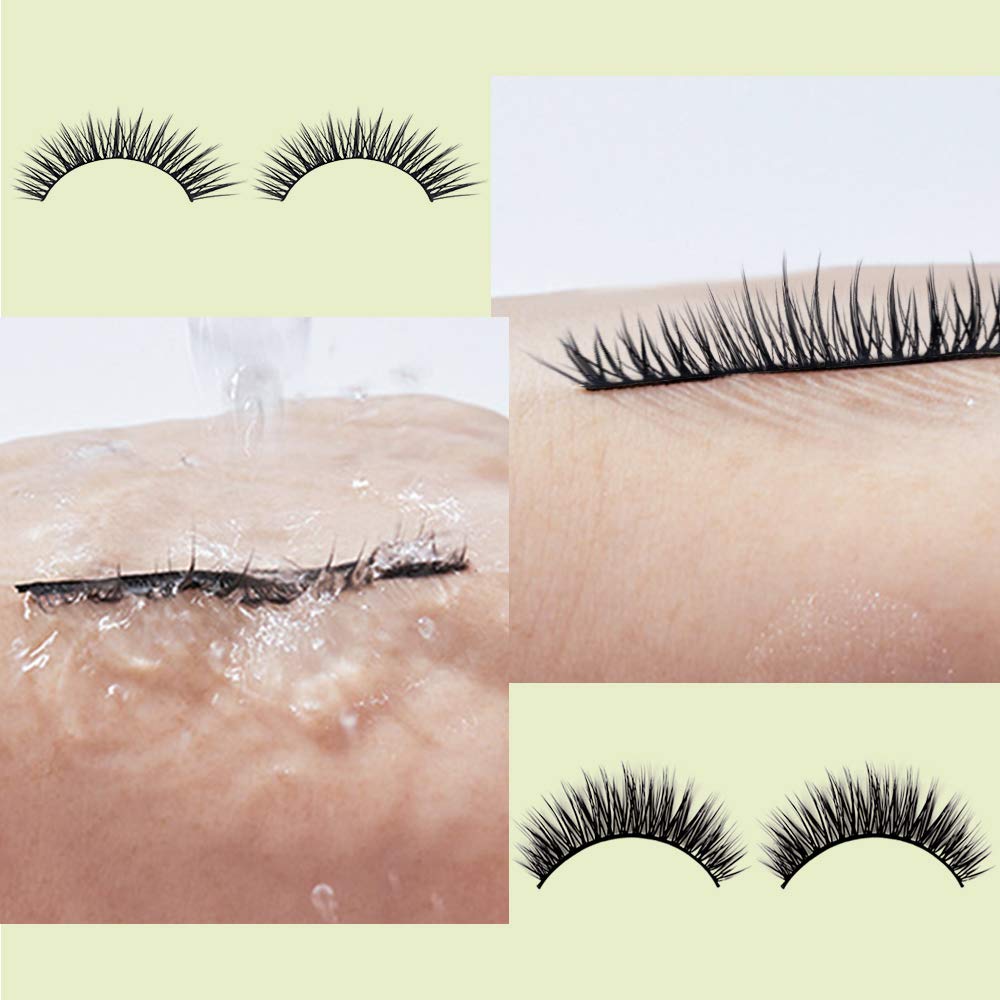Magnetic Eyeliner and False Eyelashes, No Glue and Magnetic Eyelashes Eyeliner Self-adhesive Eyeliner Waterproof and Durable
