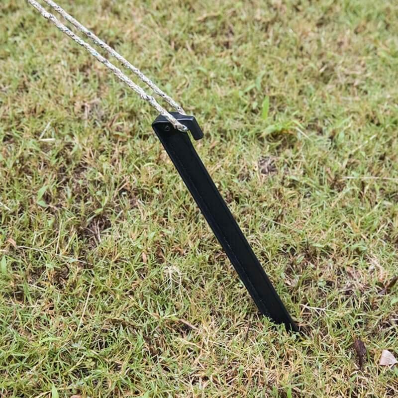 RUNGANG Plastic Tent Stakes, 11.8 Inch Heavy Duty Tent Pegs Canopy Stakes Ground Stakes for Camping, Backpacking, Outdoor and More (20 Pack)