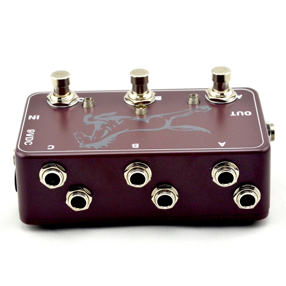 LANDTONE Hand Made Triple Effects Loop Pedal Switcher Guitar Pedal HR-1