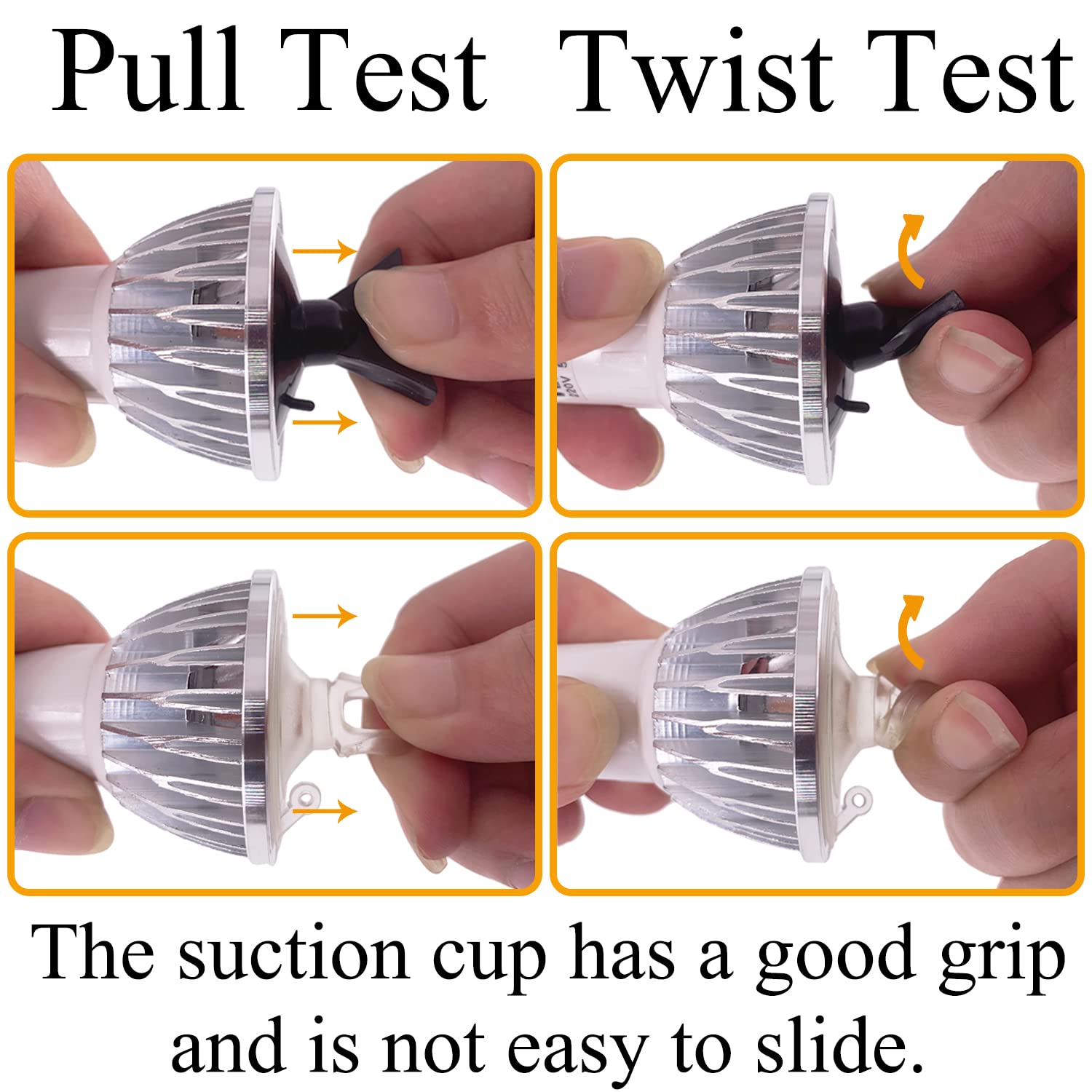 Light Bulb Changer Suction Cup Light Bulb Removal Tool 2 Size Bulb Remover MR16 GU10 Lamp Changer Head for Halogen Mini Track Lights and Range Hood(6PCS)