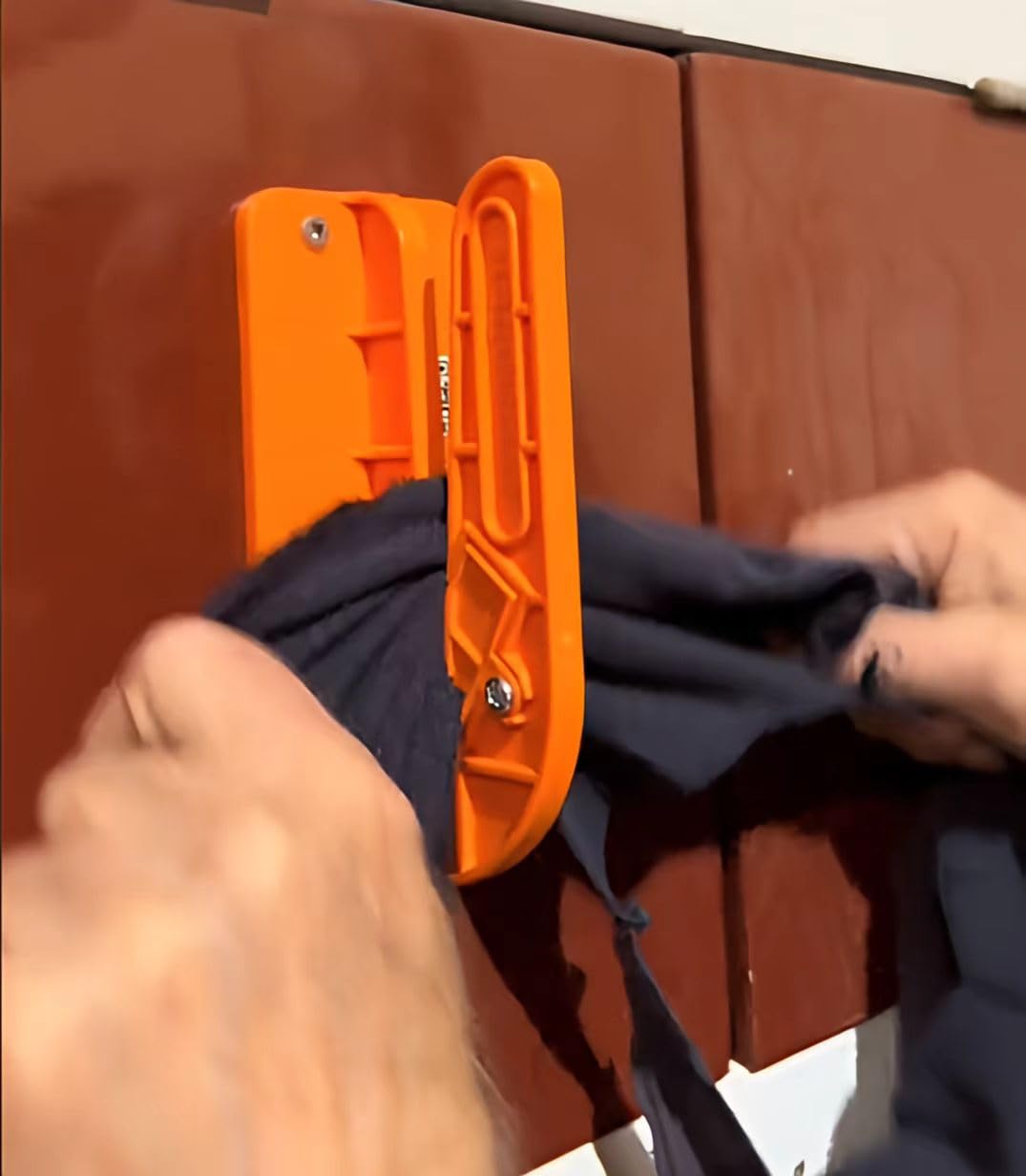 Wall-Mounted Rag Cutter, T-Shirt Rag Cutter Tool Rag Cutter,hang the Cloth Cutter for Cutting Rags, Baling Ropes, Elastic Tree Straps, Small Diameter Ropes, Sheepskin Cloth