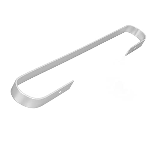 VTOSEN Bathroom Hardware Tower Bar Stainless Steel Towel Rack Adhesive Wall Mounted Towel Single Bar for Bathroom, Kitchen, Bedroom Black