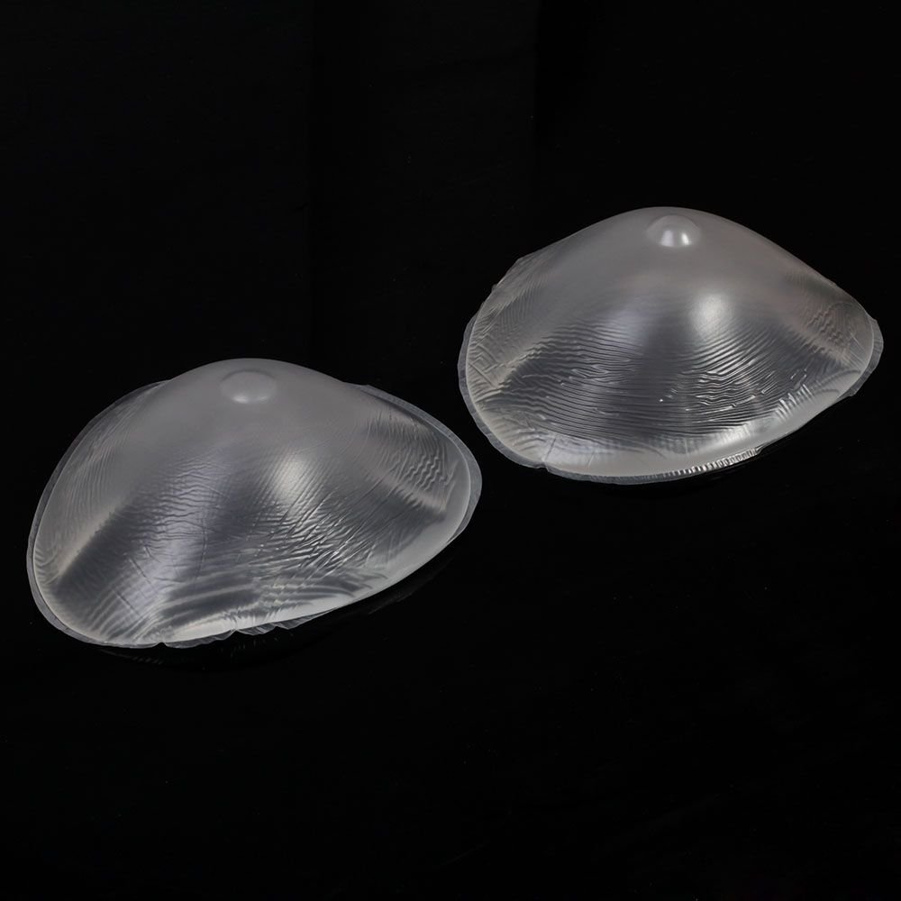 MaxTara Aqua Swim Silicone Breast Forms Clear Bra Inserts Pads 400g S One Pair