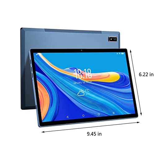 Tablet Android 9.0 Operating System 10.1-inch HD Display Octa Core Processor 4GB RAM and 32GB ROM TF Expansion Support Built-in WiFi Bluetooth GPS Tablet