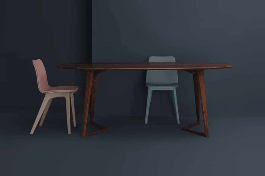 River 'Oval' Table. All solid Hardwood. Highest quality on Amazon.