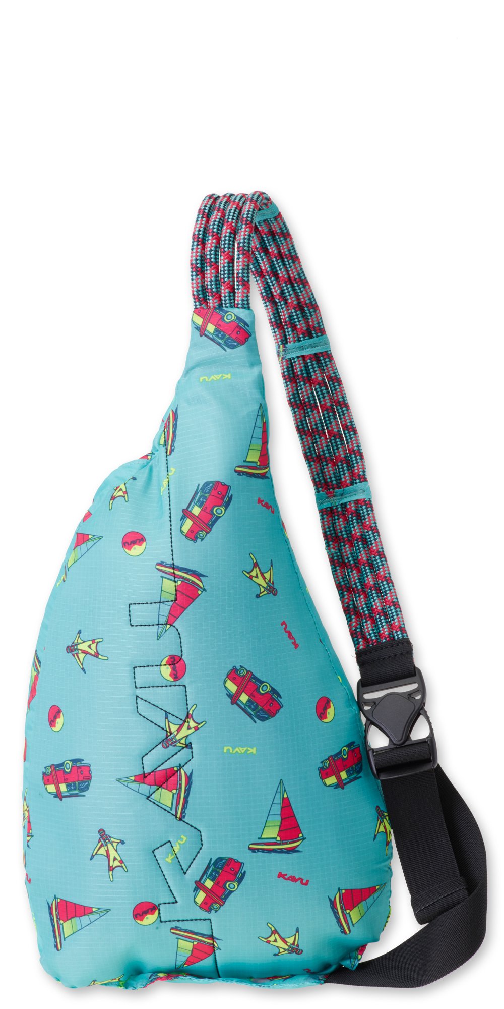KAVU Original Rope Pack Lightweight Water Resistant Sling Bag - Knitty Gritty
