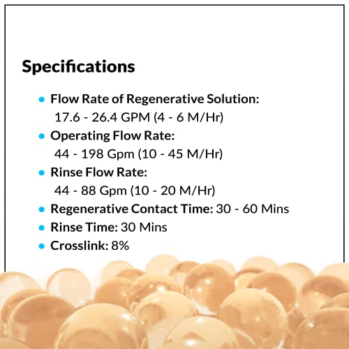 Water Softener Resin Media Replacement 100% Ion Exchange Quality Cation