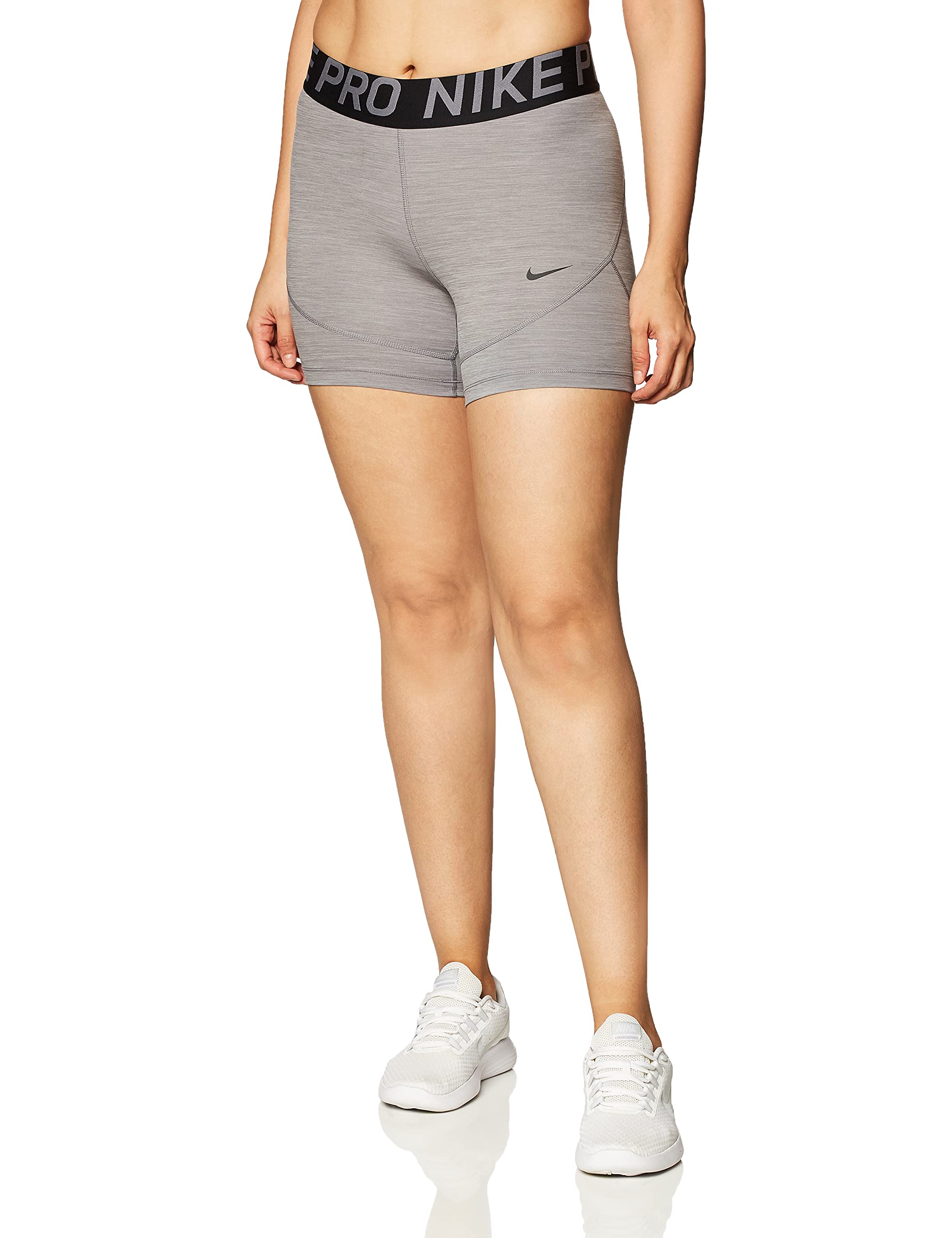 Nike Womens Pro 5 Team Training Shorts (Charcoal, Large) (Royal, Large)