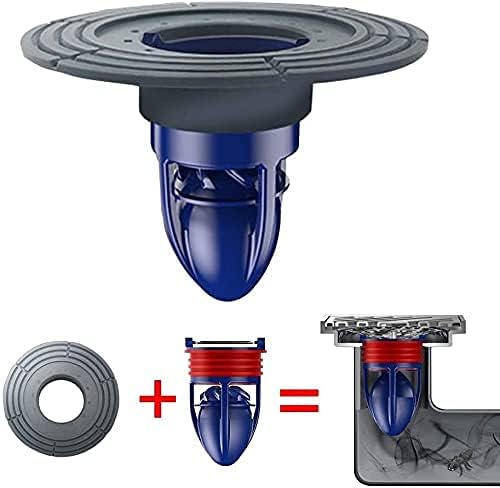 Shower Drain Floor Drain Backflow Preventer Magnetic Levitation One-Way Drain Valve Fast Drainage Shower plug Insert Drain Plug Fit for Tube Depth 2.56-4.13in (Caliber(2-3.9in),Depth 3,15in)