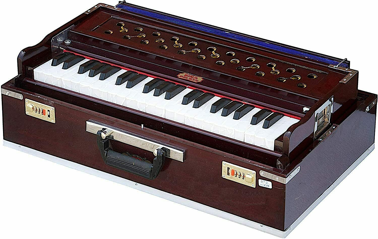 Novelika Professional Portable Harmonium Stylist No 17 Deluxe Harmonium with Coupler Harmonium Musical Instrument (NOV2008)