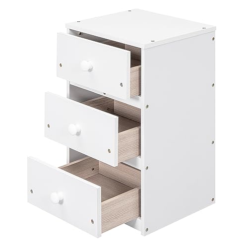 WADRI Twin Size Loft Bed with Multi-Storage Desk, Wood Loft Bed Frame with LED Light and Bedside Tray, Loft Bed with Charging Station for Kids Teens Adult, Space-Saving Design