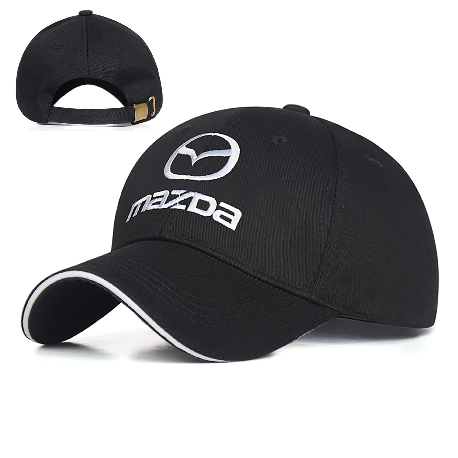 Msticker Compatible for Mazda Hats, Racing hat Baseball Caps for Mens and Women Hat Travel Cap Unisex (Mazda)