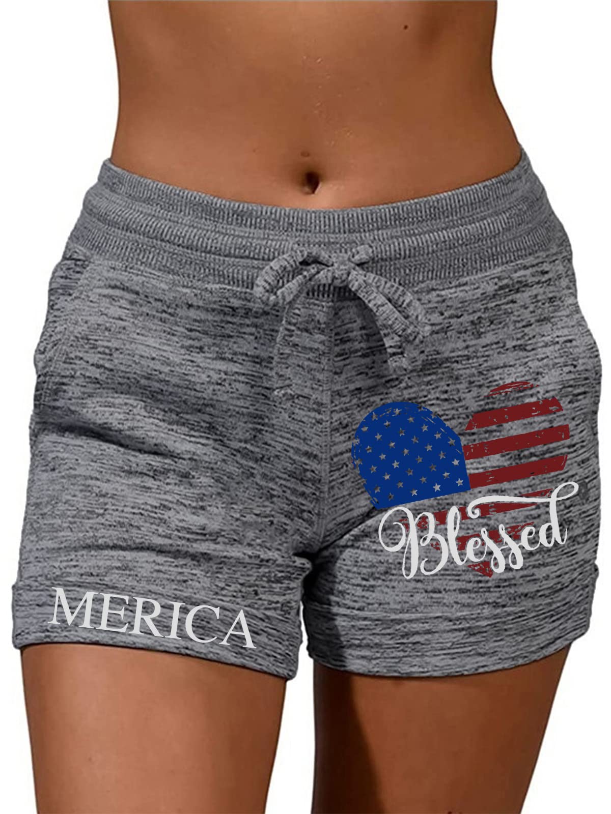 MORCHOY Womens Softball Baseball Print Shorts, Mom Shorts High Waisted, Running Workout Short for Women (Softball,S)
