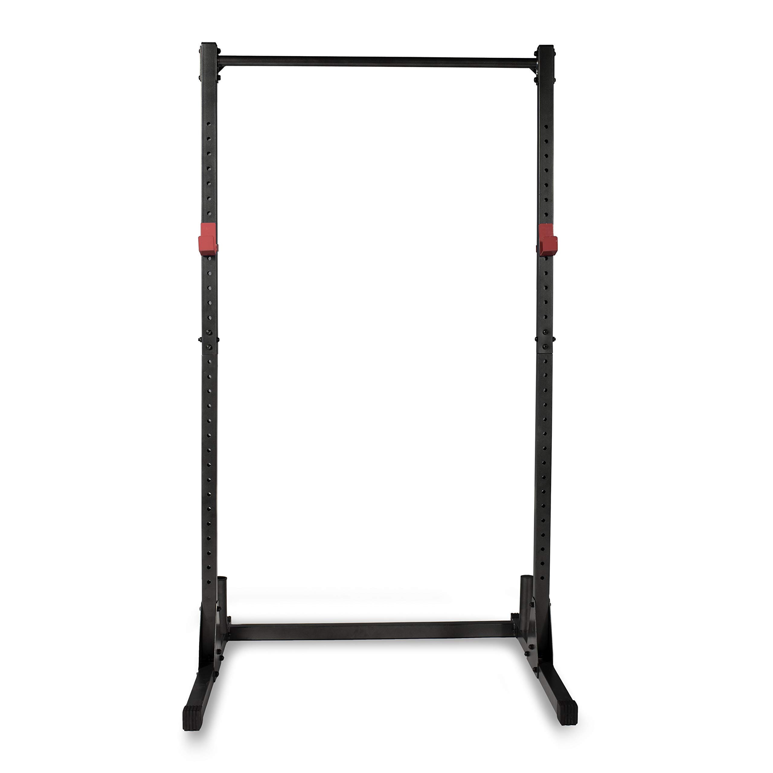 MENCIRO Power Rack 500LB Max Load Adjustable Power Cage Squat Rack Stand with J-Hooks for Home Gym Full Body Multi-Function Fitness Workout