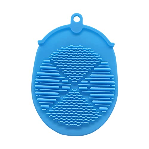 WASERCE Bath Rose Scented Silicone Bath Shower Brush Body Cleaning Scrubbing Brush Bathing Massage Glove Back Crack
