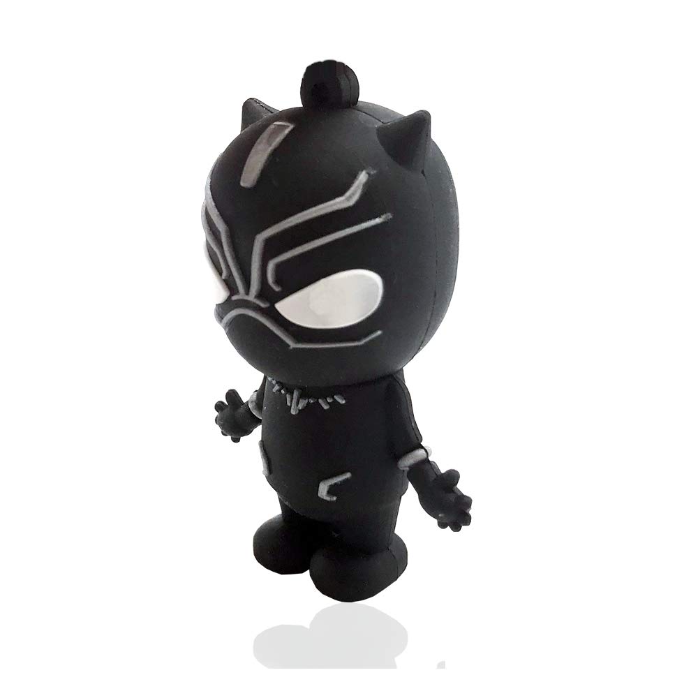 Lingtoolator velty Black Panther Shape Design 64GB USB 3.0 Flash Drive Cute Memory Stick Stitch Thumb Drive Data Storage Pendrive Cartoon Jump Drive Gift
