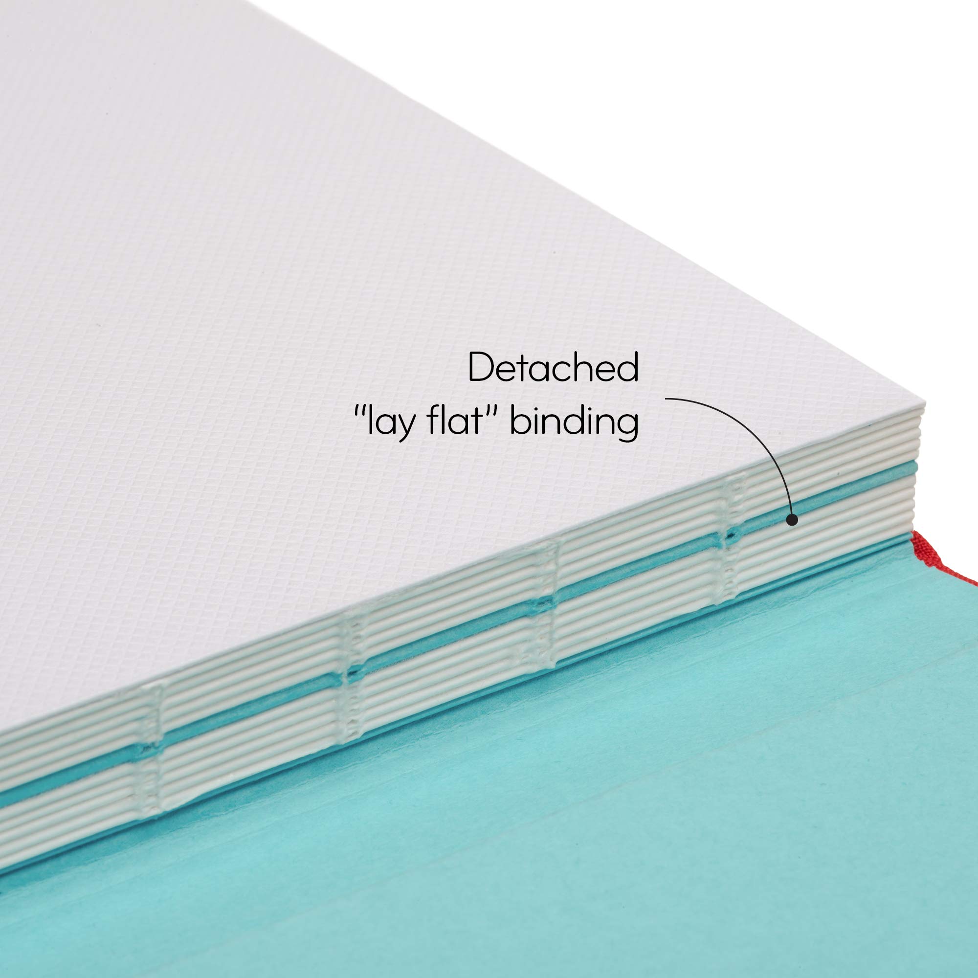 MOO Lined Hardcover Notebook - Premium Red Lay Flat Journal - Medium-size, Thick 5x8 Paper for Writing and Work, Field Notes and Meetings (Berry Red)