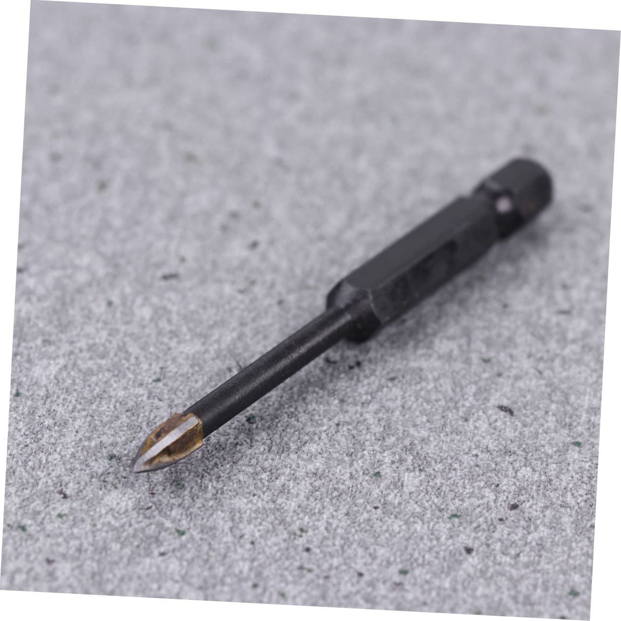 VILLCASE 12 Pcs Glass Drill Bits Tile Drill Bit Tile Glass Drill Ceramic Drill Bits Triangle Glass Drill Reamer Ceramics