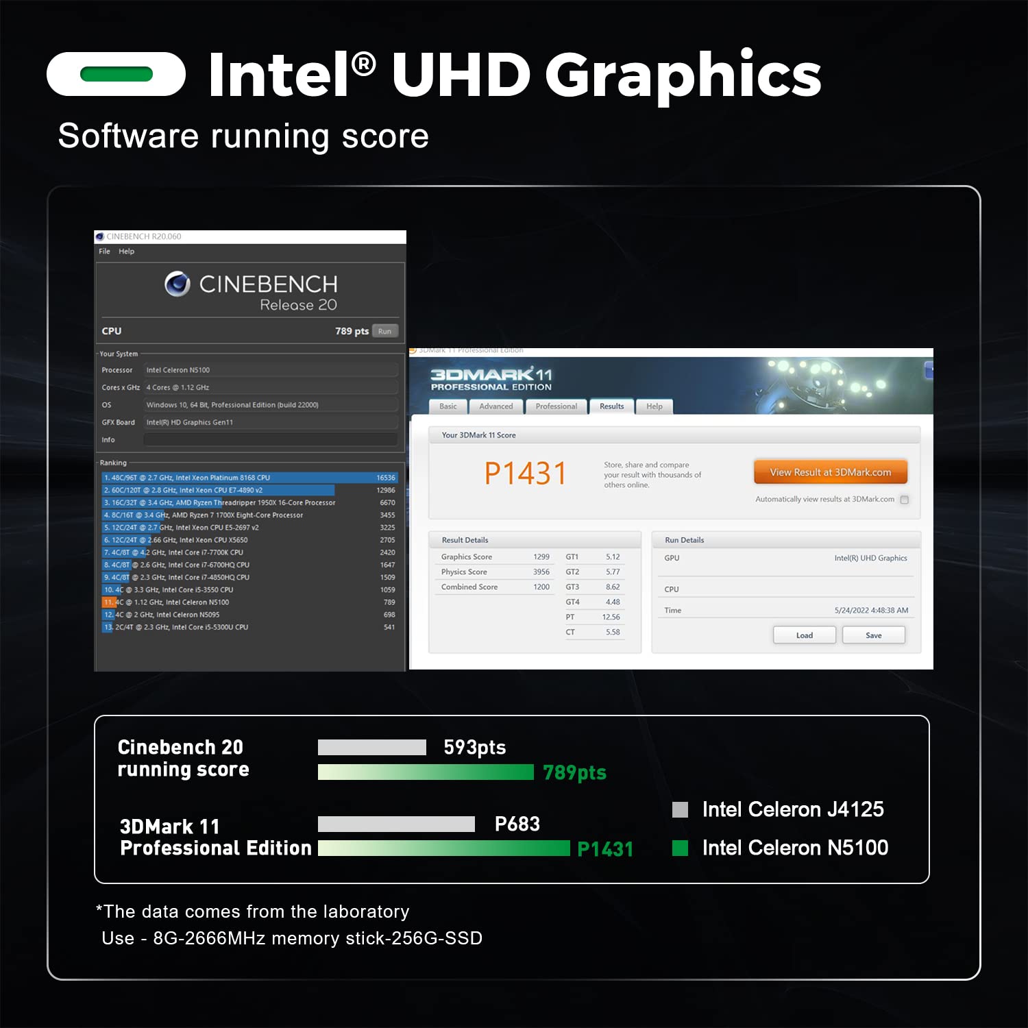 TRIGKEY Micro Computer W11 Desktop Intel 11th Generation Processors N5095 Mini Computer, 8G DDR4 256G M.2 SSD 2280 Green G3 Micro PC W10 Pro, Support Dual 4K@60Hz HDMI/WiFi 5/BT/W11