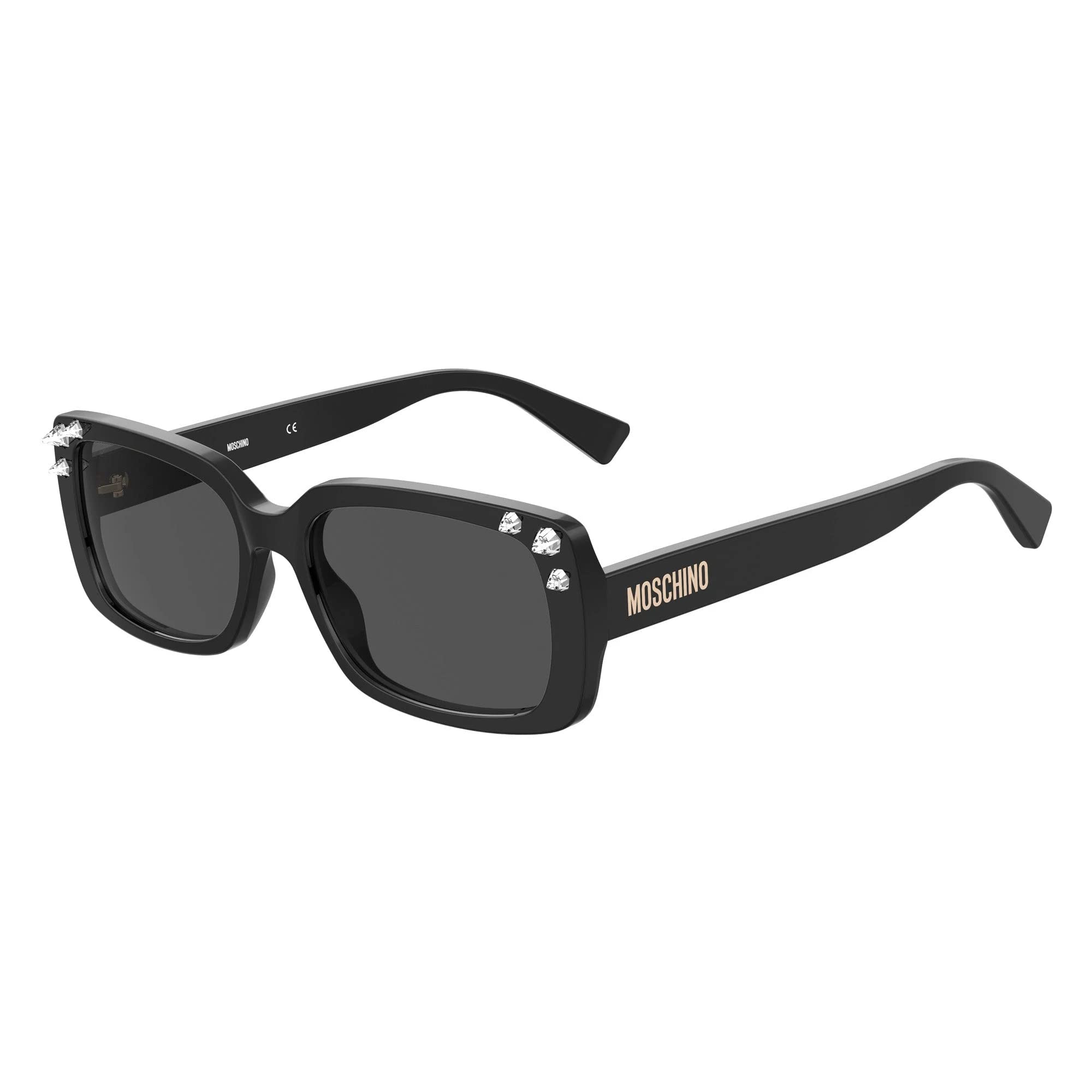 MOSCHINO Dark Grey Sport Ladies Sunglasses MOS107/S 0807/IR 56