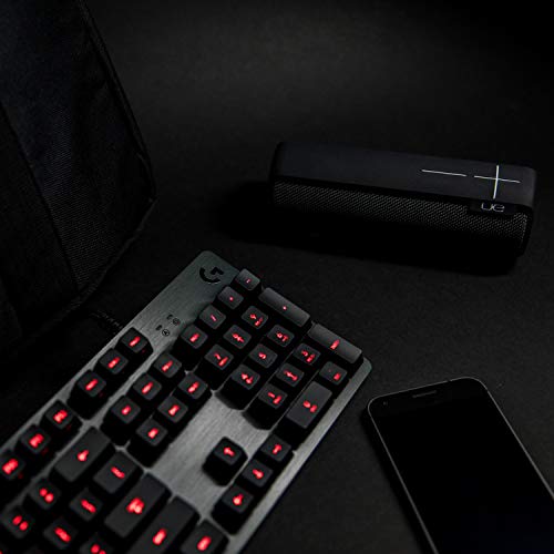 Logitech G413 Backlit Mechanical Gaming Keyboard with USB Passthrough – Carbon & G305 Lightspeed Wireless Gaming Mouse, Black