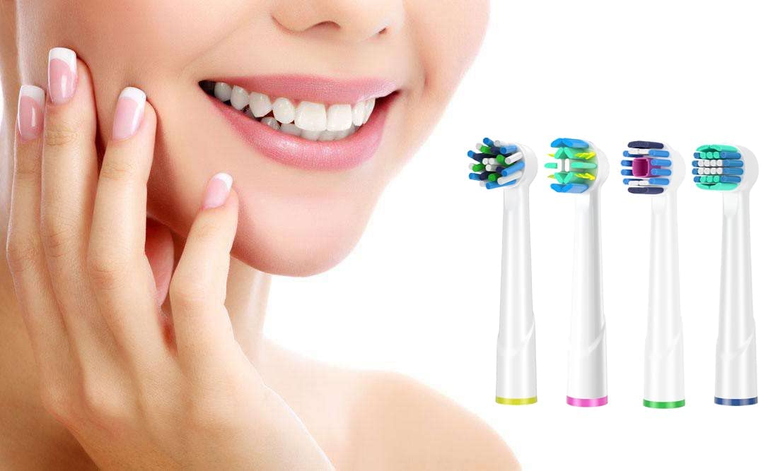 Koboks ITECHNIK Replacement Heads Compatible with Oral B Braun, Includes 4 PC Clean, 4 Floss Clean, 4 Cross Clean & 4 White Clean from ITECHNIK (White)