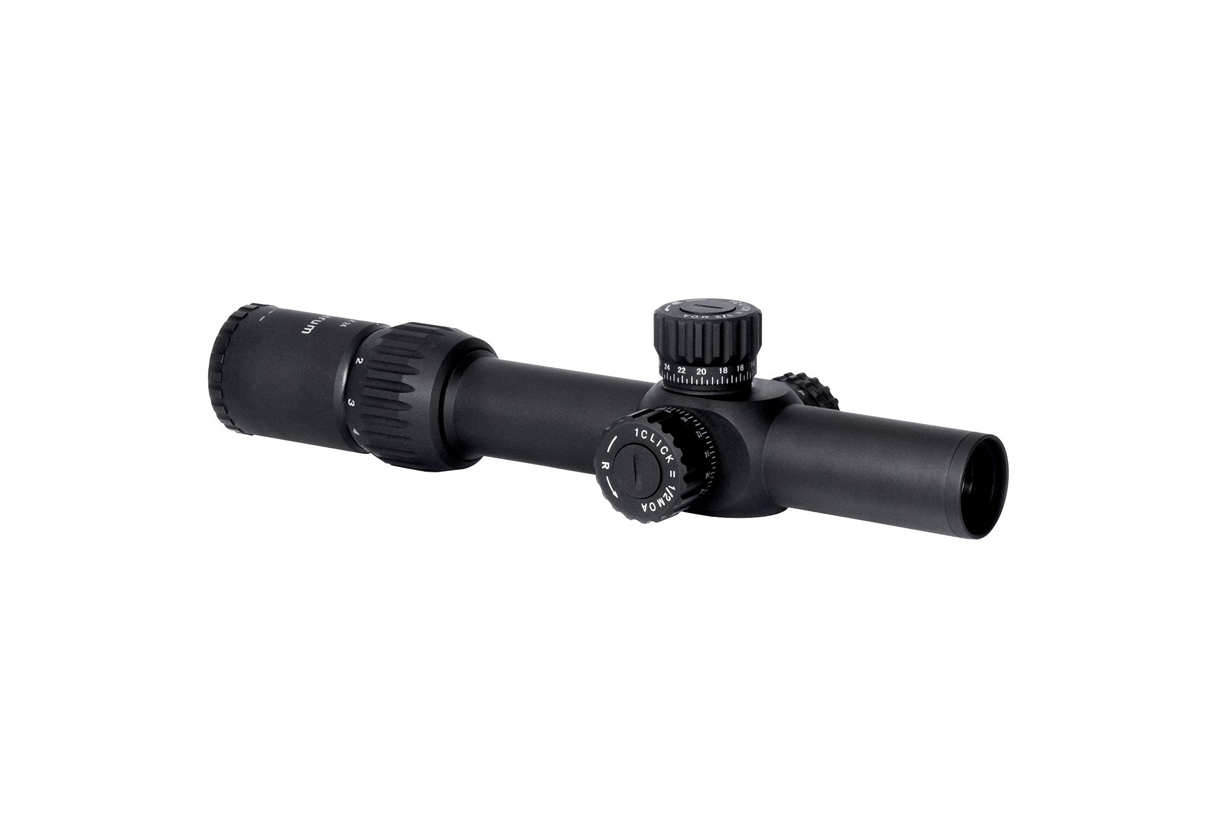 Monstrum G3 1-6x24 First Focal Plane FFP Rifle Scope with MOA Reticle | ZR302 Quick Release Scope Mount | Bundle
