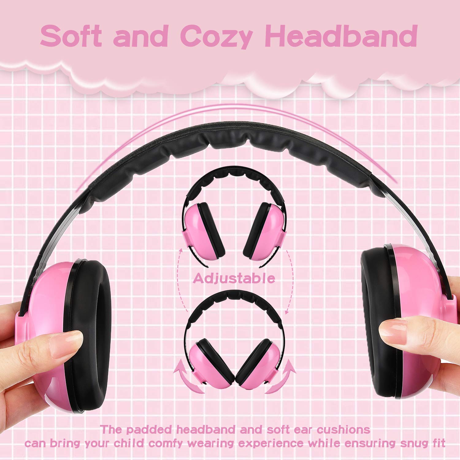 Noise Cancelling Headphones for Kids, Baby Ear Muffs Noise Protection Infant