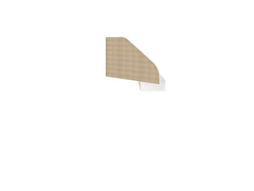 Manhattan Comfort Bradley Mid Century Modern Home Office Floating Corner Desk with Keyboard Shelf, 43.98", White