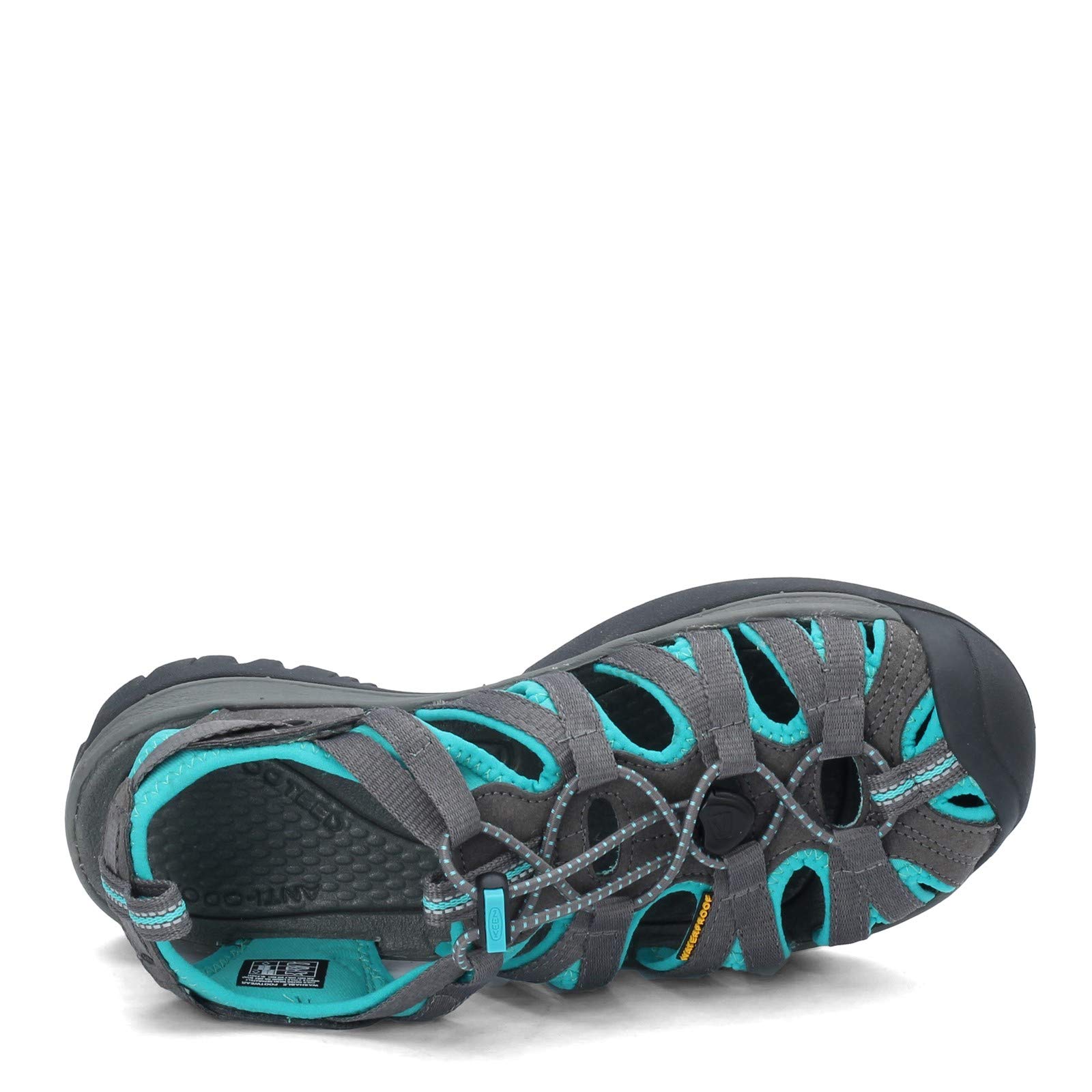 KEEN Women's Whisper Closed Toe Sport Sandals, Dark Shadow/Ceramic, 6