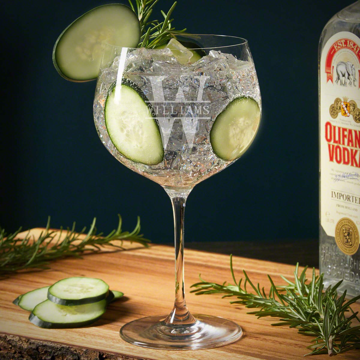 Personalized Balloon Gin Glass (Custom Product)