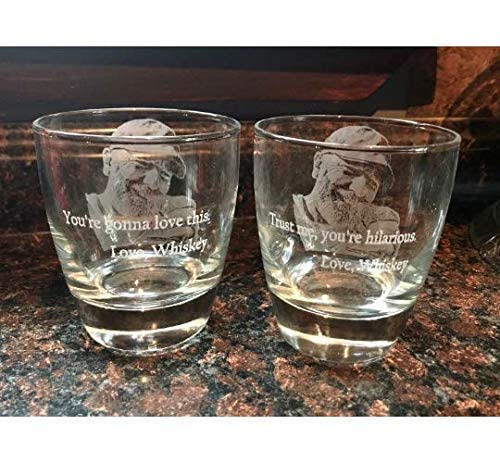 Personalized Engraved wine glass, Custom picture wine glass,engraved photo whiskey glass, photo engraved beer mug