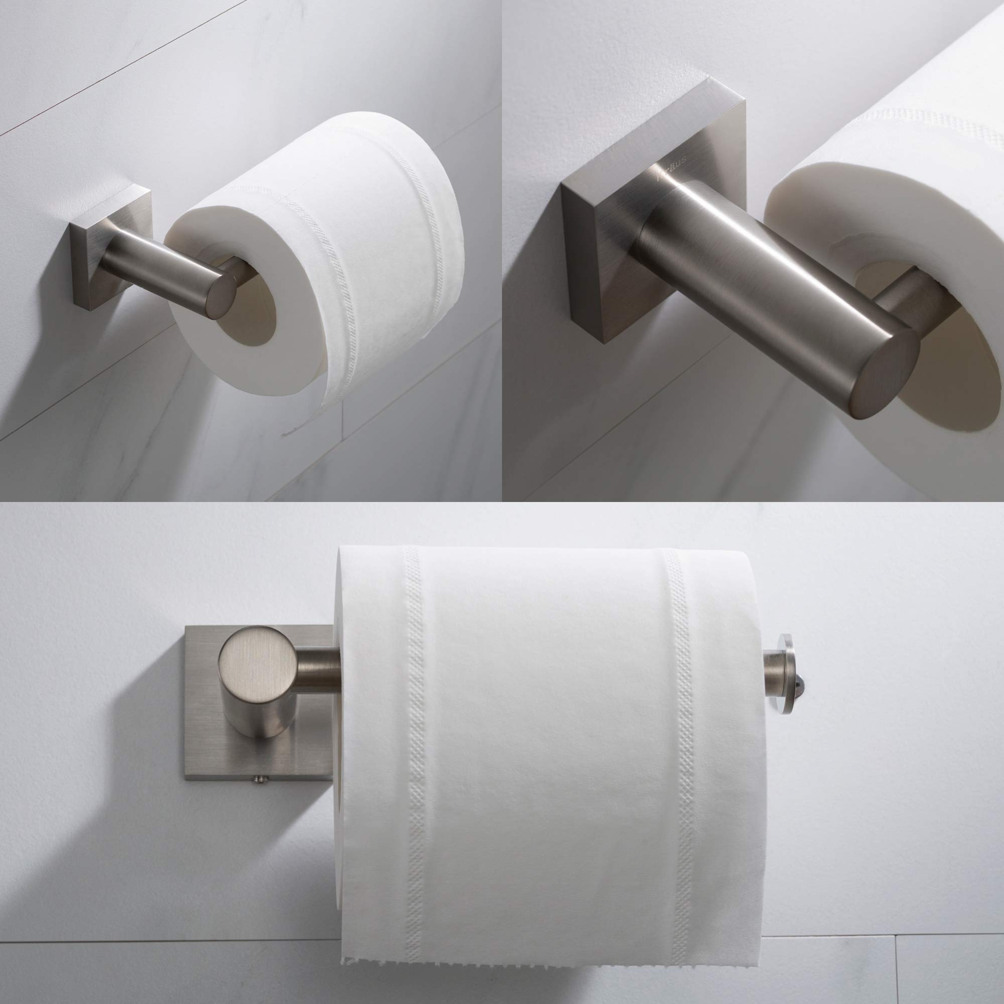 KRAUS Ventus Bathroom Toilet Paper Holder, Brushed Nickel Finish, KEA-17729BN