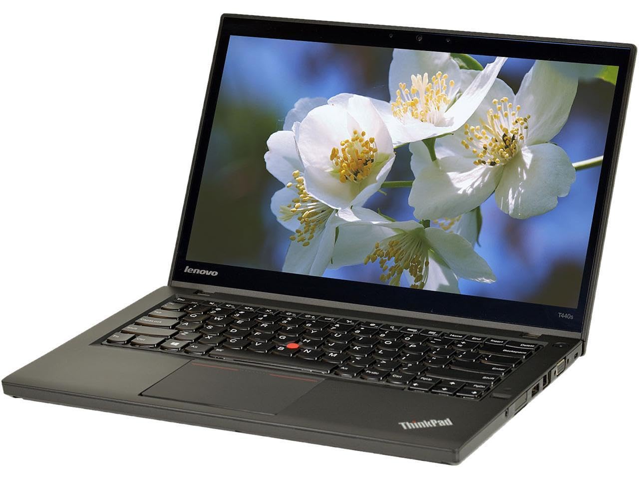 Lenovo Thinkpad T440s 14" Notebook Computer, Intel Core i7-4600 2.10 GHz up to 3.30 GHz, 8GB RAM, 128GB SSD, 14" HD, Windows 10 Pro (Renewed)