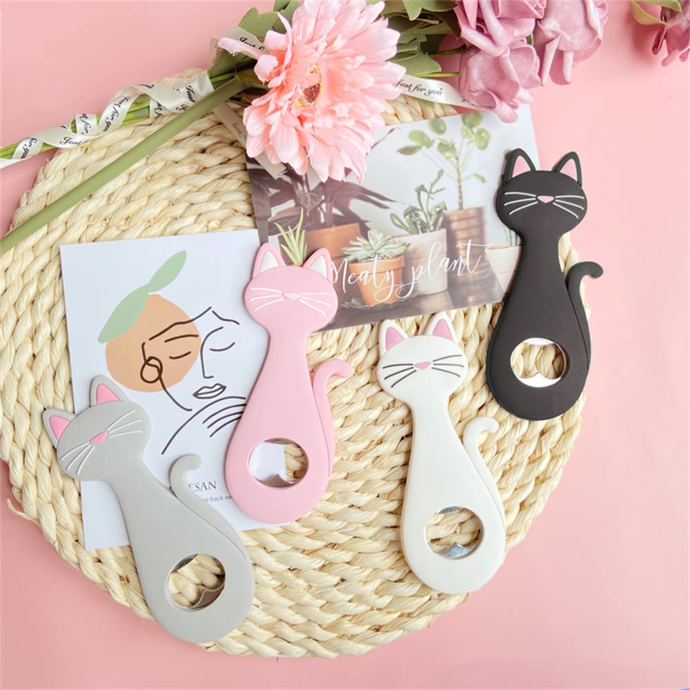 SHFICDJ Animal Cat shape Bottle Opener,Beer Bottle Openers,Creative kitchen supplies gift bottle opener.