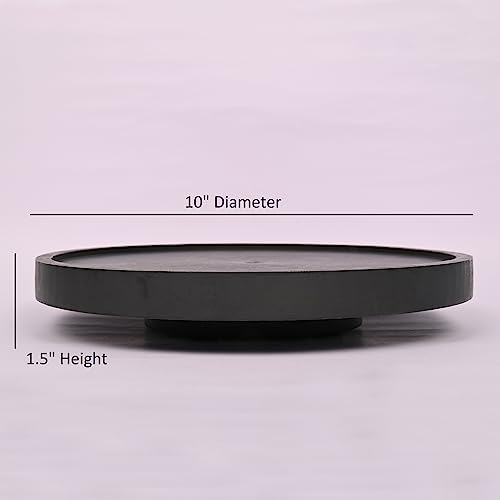 NIRMAN Wooden Lazy Susan Turntable for Cabinet, Kitchen Countertop Organization β Suitable for Countertops & Cabinets (10" x 10" x 1.5")