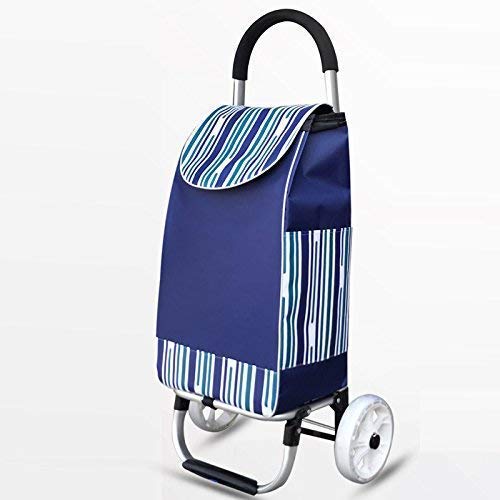 Shopping Trolley on Wheels Multi Function Shopping Cart Lightweight with 2 Wheel Large Capacity Foldable Aluminum Supermarket Push Trolley Waterproof Luggage Cart Storage Hand Trucks,Camouflage