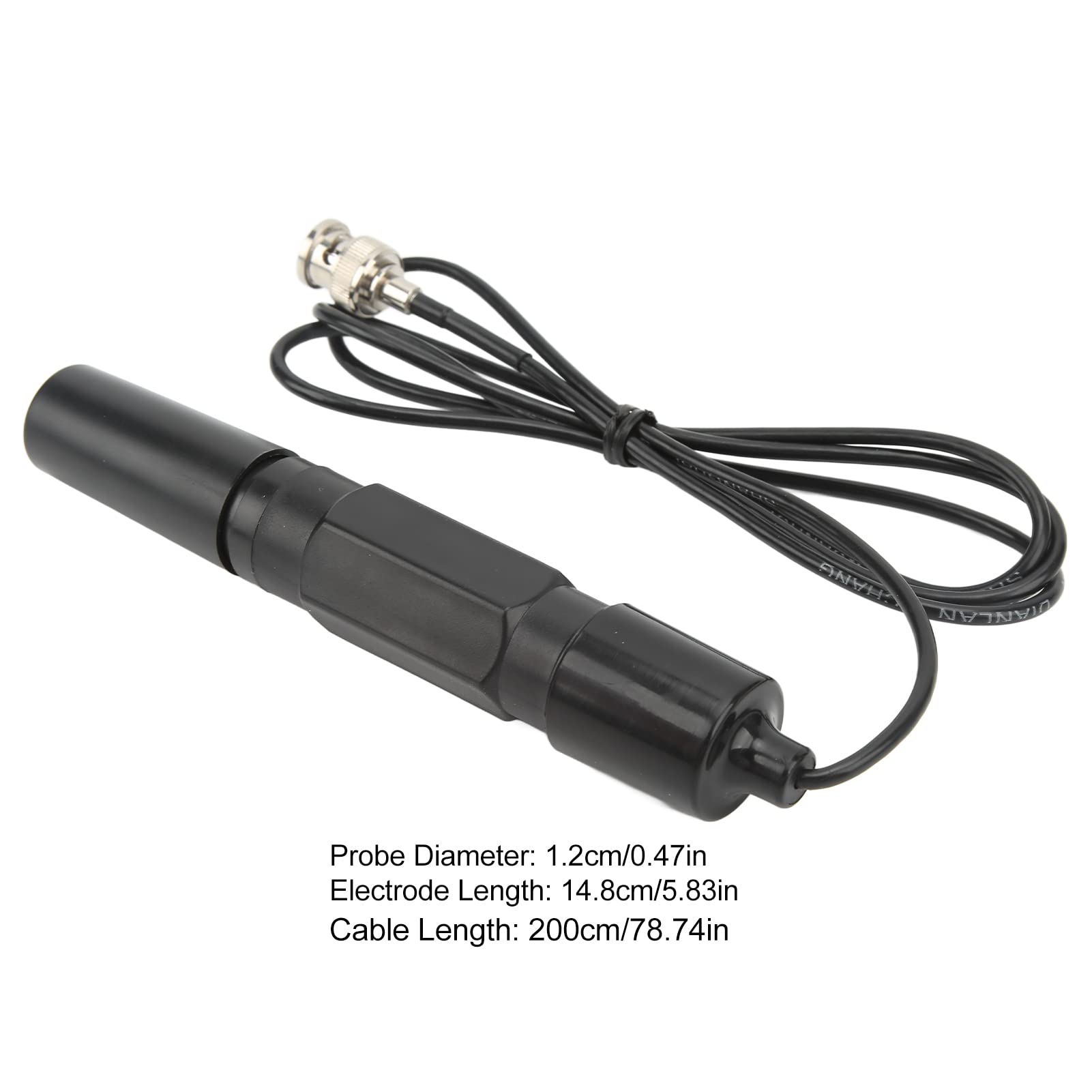 Rosvola ORP Probe, Widely Used Replaceable ORP Replacement Probe with BNC Connector for Aquarium (2M)