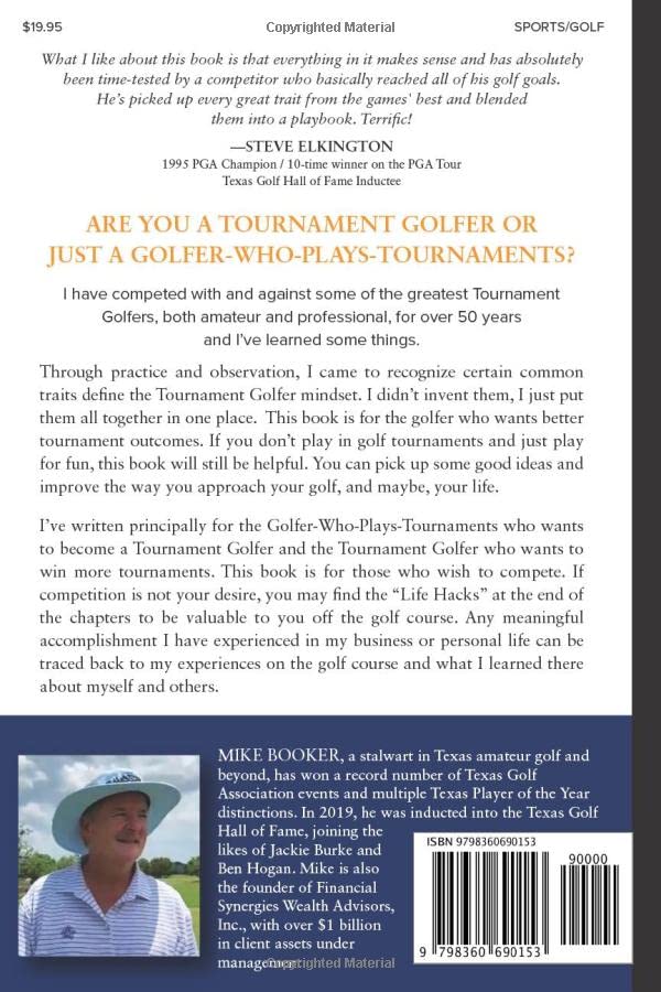 The Tournament Golfer's Playbook: Change your mind, Change your life: The Path of the Tournament Golfer