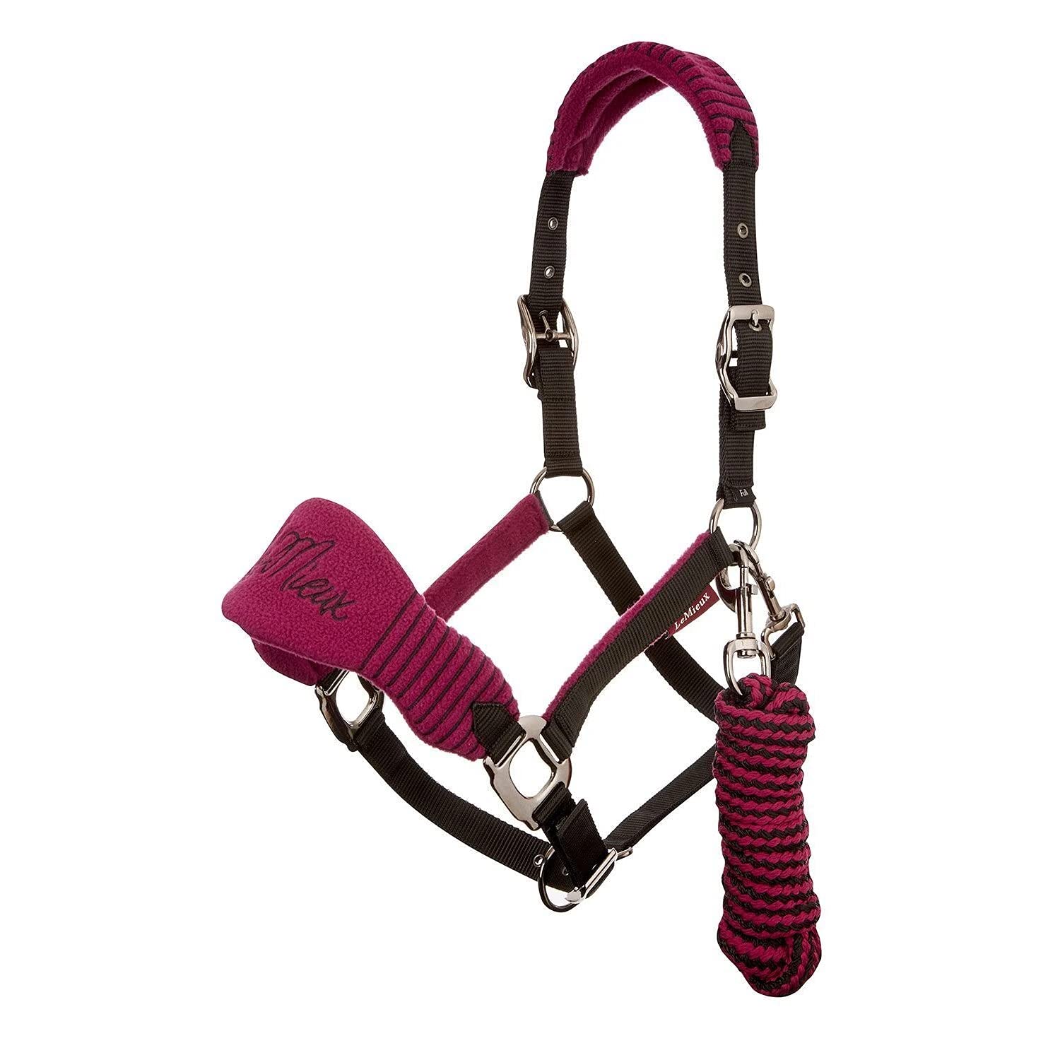 LeMieux Vogue Fleece Headcollar - Halter & Leadrope (Peacock - Cob)
