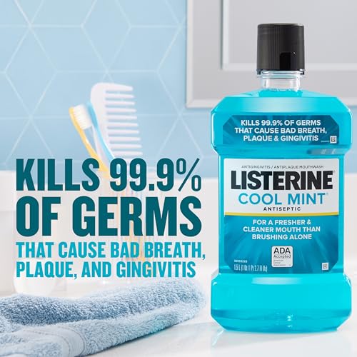 Listerine Antiseptic Mouthwash, Cool Mint, 1.5 L