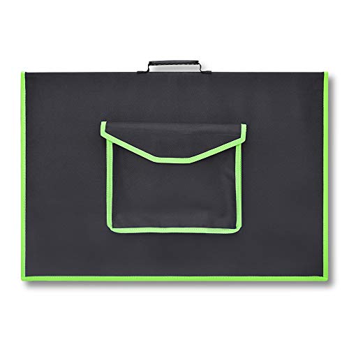 XINPUGUANG 100W Foldable Solar Panel Portable Solar Kit 12V with 10A Charge Controller Connector Cable for Power Station,Battery, Camping, RV,Boat, Outdoor