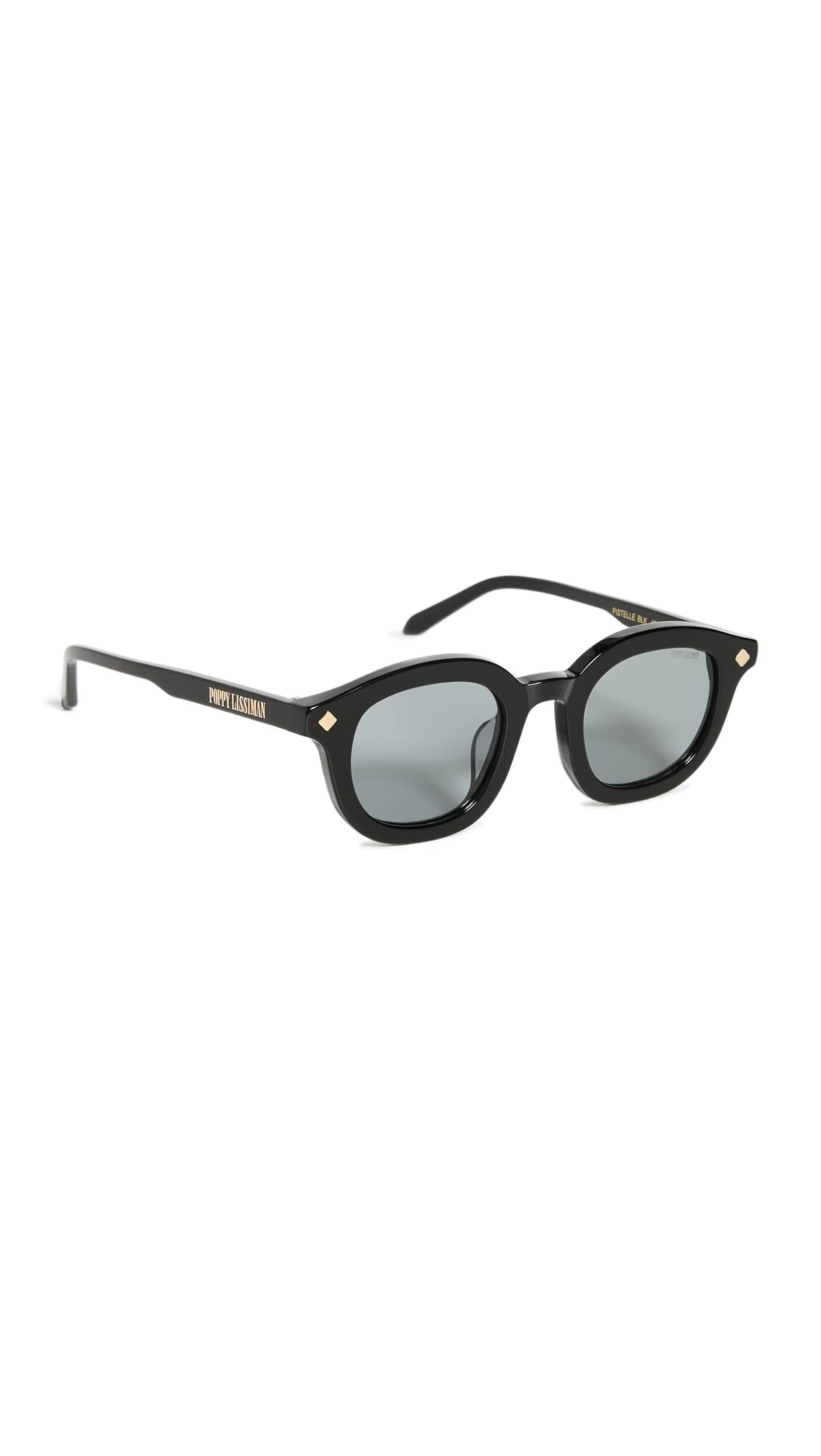 Poppy Lissiman Women's Pistelle Sunglasses, Black, One Size
