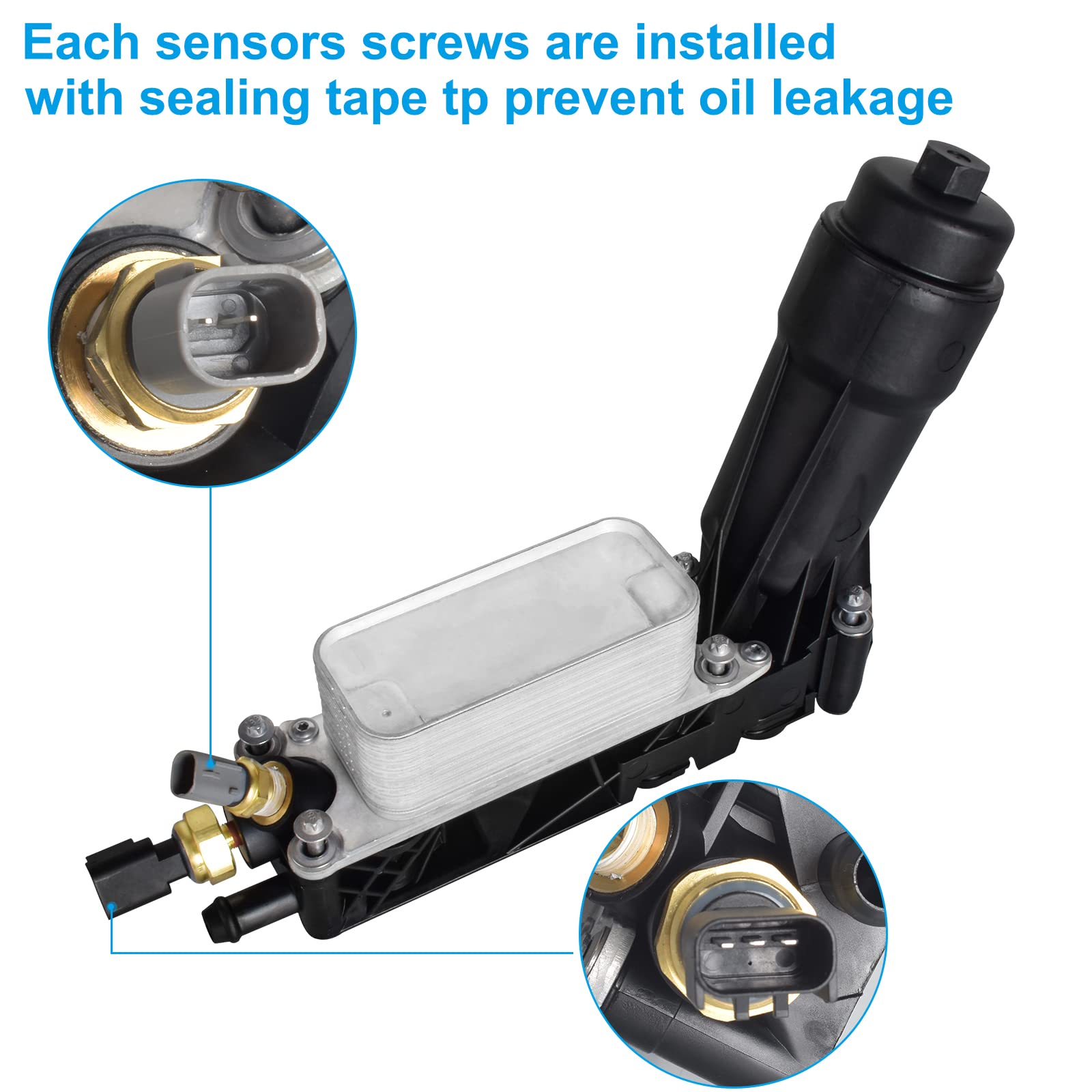 Nifeida Engine Oil Cooler Filter Housing Adapter