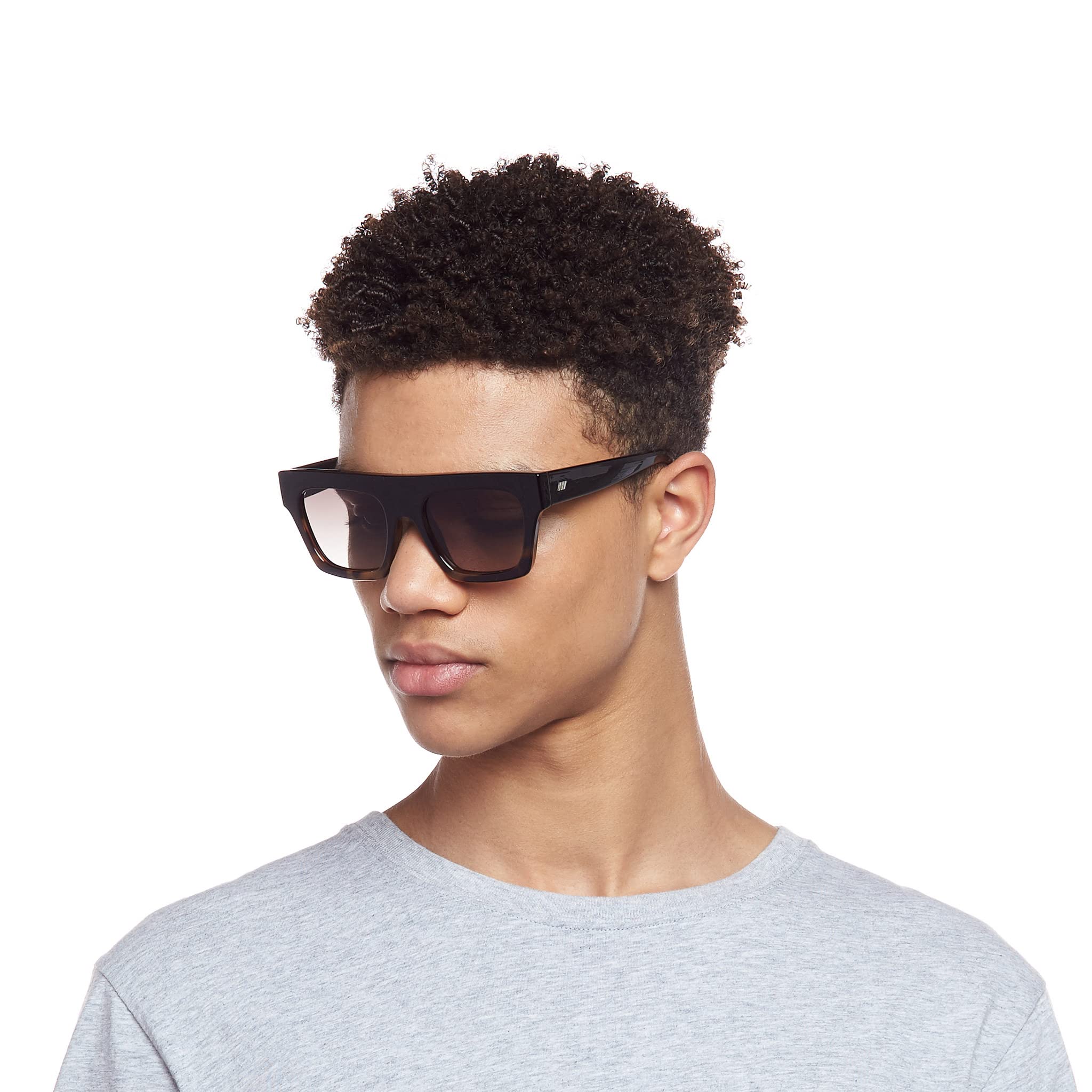 Le Specs Women's Sub Dimension Sunglasses, Black Tortoise/Khaki, One Size