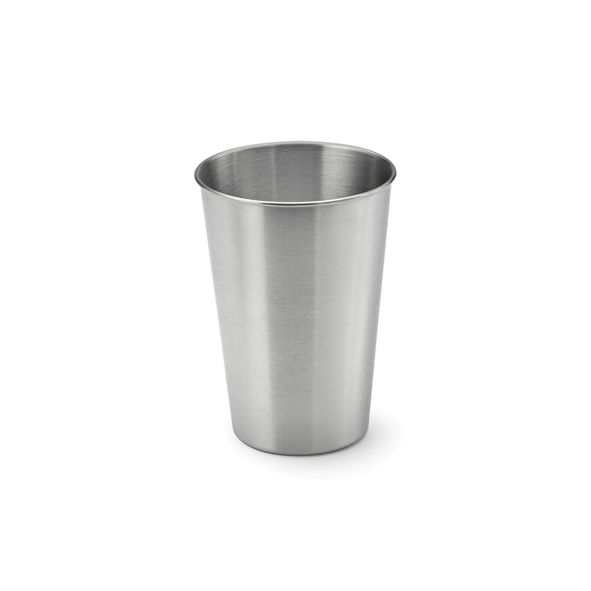 Outset Chillware Stainless Steel Beer Glasses, Set of 4, 16 Oz Drinking Cups