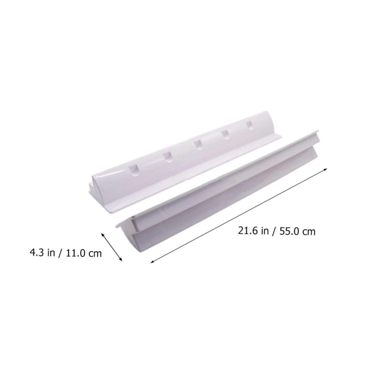 MARMERDO 2pcs Solar Panel Support Caravan Boat Solar Panel Bracket Soundbar Bracket Rv Solar Panel Bracket Solar Panel Mounting Brackets Roof Panels Marine White Abs Windshield