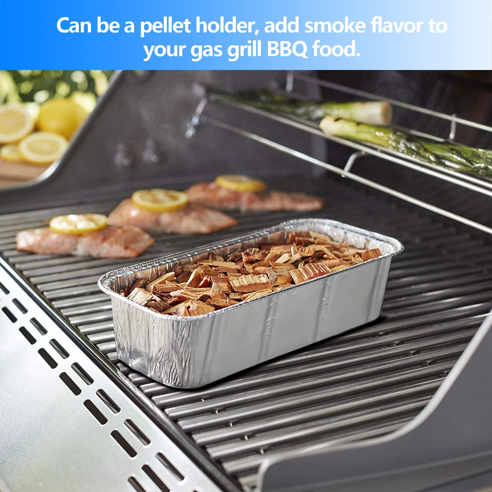 ProFire Drip Pan Liners for Blackstone Griddle, 10 Packs Aluminum Foil Pan Disposable for Blackstone Griddle 17" 22" 28" 36" Drip Tray Holder Grill Rear Grease Catcher Cup Liners