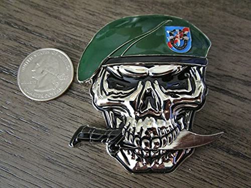 US Army 20th SFG(A) Special Forces Group Creed Green Berets Skull Challenge Coin